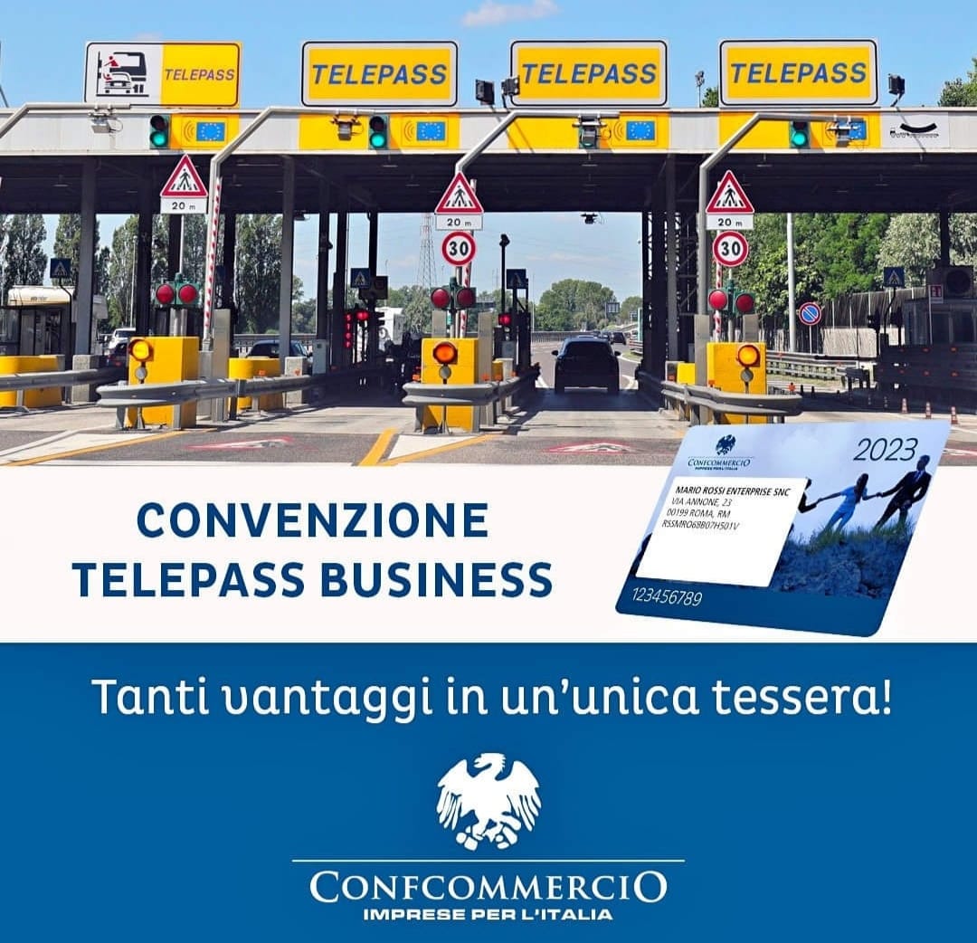 Nuova convenzione Telepass Business - Confcommercio Cesenate